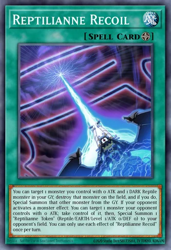 Reptilianne Recoil – Yu-Gi-Oh! Master Duel – Untapped.gg