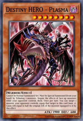 Destiny HERO - Plasma – Yu-Gi-Oh! Master Duel – Untapped.gg