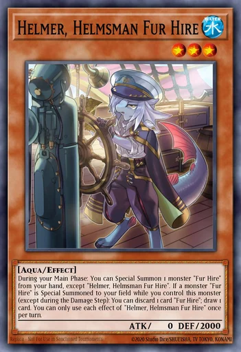 Helmer, Helmsman Fur Hire – Yu-Gi-Oh! Master Duel – Untapped.gg