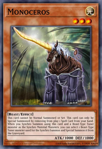 Monoceros – Yu-Gi-Oh! Master Duel – Untapped.gg