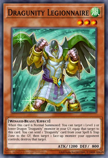Dragunity Legionnaire – Yu-Gi-Oh! Master Duel – Untapped.gg