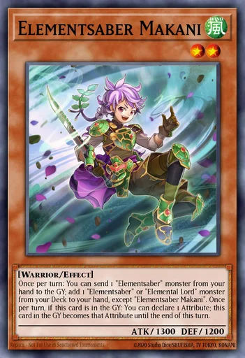 Elementsaber Makani – Yu-Gi-Oh! Master Duel – Untapped.gg