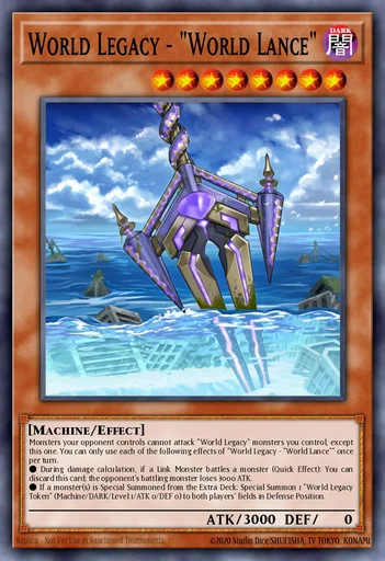 World Legacy - "World Lance" – Yu-Gi-Oh! Master Duel – Untapped.gg