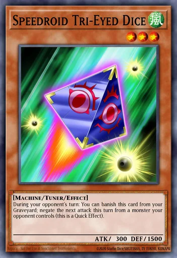 Speedroid Tri-Eyed Dice – Yu-Gi-Oh! Master Duel – Untapped.gg