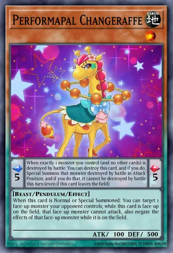 Performapal Changeraffe – Yu-Gi-Oh! Master Duel – Untapped.gg