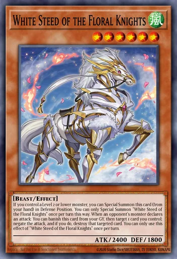 Corcel Blanco de los Caballeros Florales – Yu-Gi-Oh! Master Duel ...