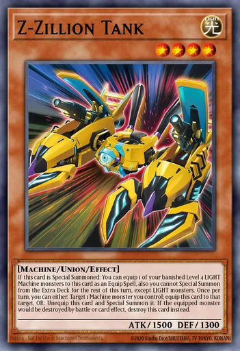 Z-Zillion Tank – Yu-Gi-Oh! Master Duel – Untapped.gg