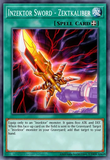 Inzektor Sword - Zektkaliber – Yu-Gi-Oh! Master Duel – Untapped.gg