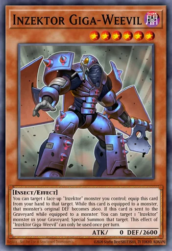 Inzektor Giga-Weevil – Yu-Gi-Oh! Master Duel – Untapped.gg