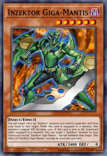 Inzektor Giga-Mantis – Yu-Gi-Oh! Master Duel – Untapped.gg