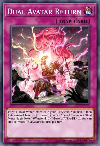 Dual Avatar Return – Yu-Gi-Oh! Master Duel – Untapped.gg