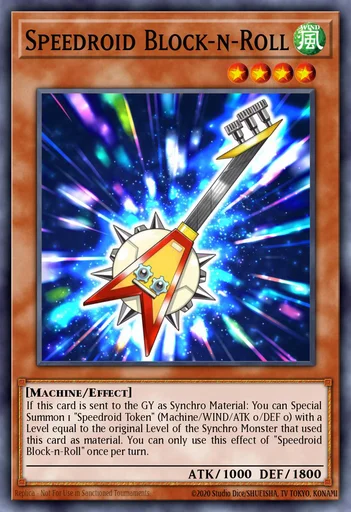 Speedroid Block-n-Roll – Yu-Gi-Oh! Master Duel – Untapped.gg