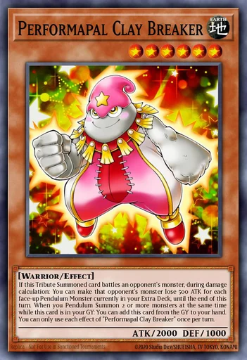 Performapal Clay Breaker – Yu-Gi-Oh! Master Duel – Untapped.gg