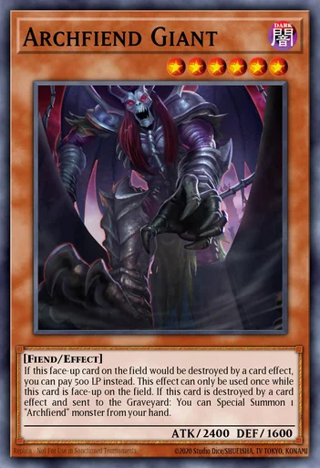 Archfiend Giant – Yu-Gi-Oh! Master Duel – Untapped.gg
