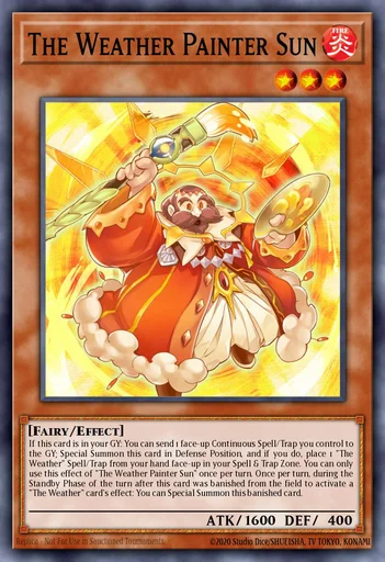 The Weather Painter Sun – Yu-Gi-Oh! Master Duel – Untapped.gg
