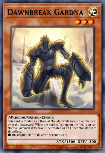 Dawnbreak Gardna – Yu-Gi-Oh! Master Duel – Untapped.gg