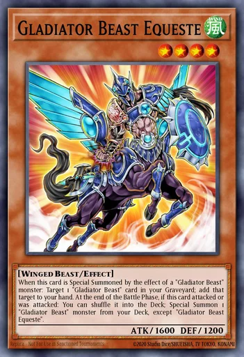 Gladiator Beast Equeste – Yu-Gi-Oh! Master Duel – Untapped.gg