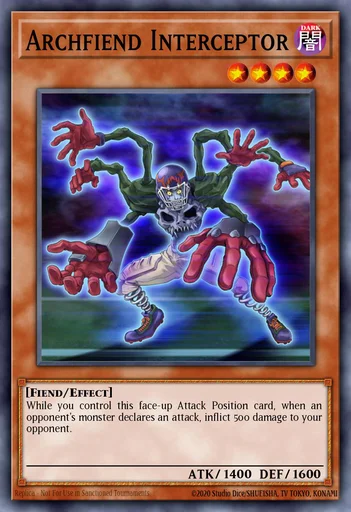 Archfiend Interceptor – Yu-Gi-Oh! Master Duel – Untapped.gg