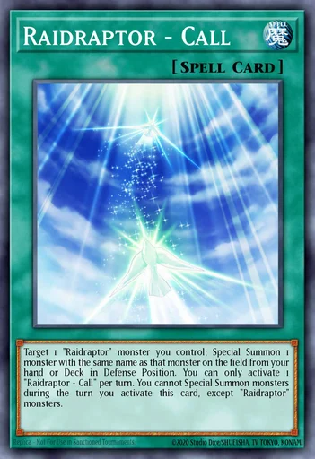 Raidraptor - Call – Yu-Gi-Oh! Master Duel – Untapped.gg