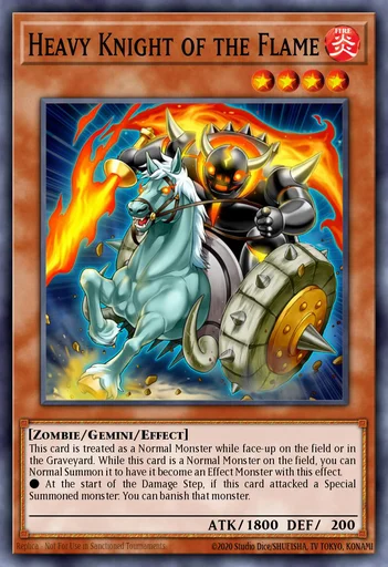 Heavy Knight of the Flame – Yu-Gi-Oh! Master Duel – Untapped.gg